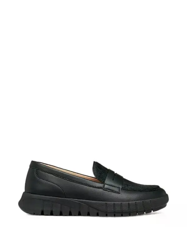 Geox Flextride Calf Hair-panel Loafers