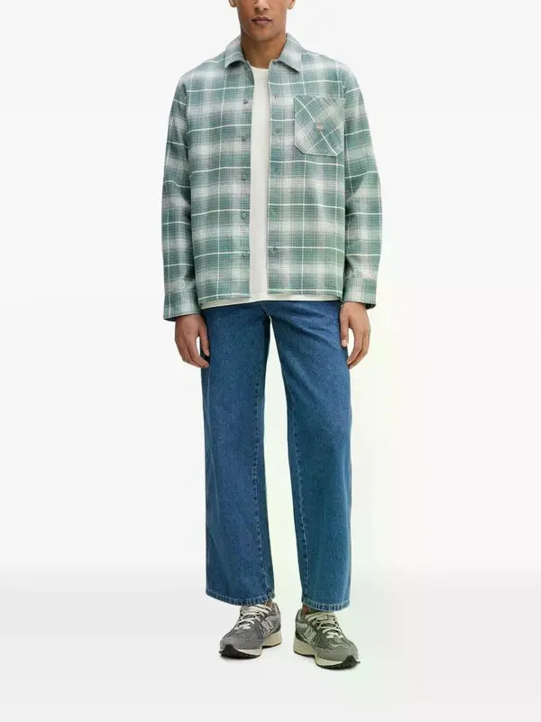 Dickies Check-pattern Patch-pocket Shirt