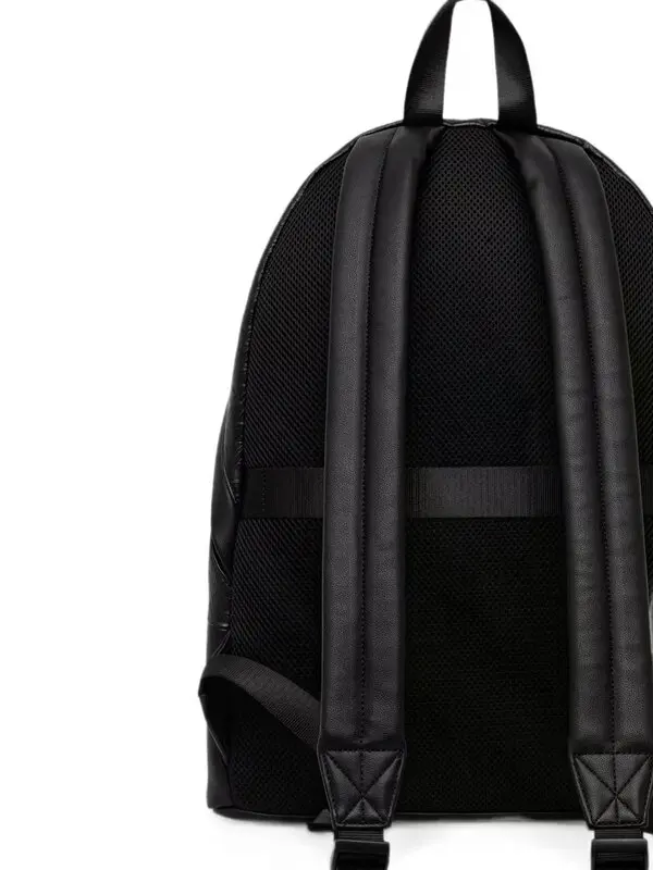 Armani Exchange Logo-embossed Front-zip Backpack