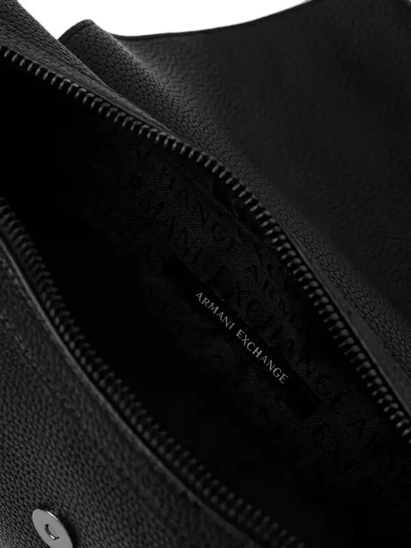 Armani Exchange Pebbled Foldover Belt Bag