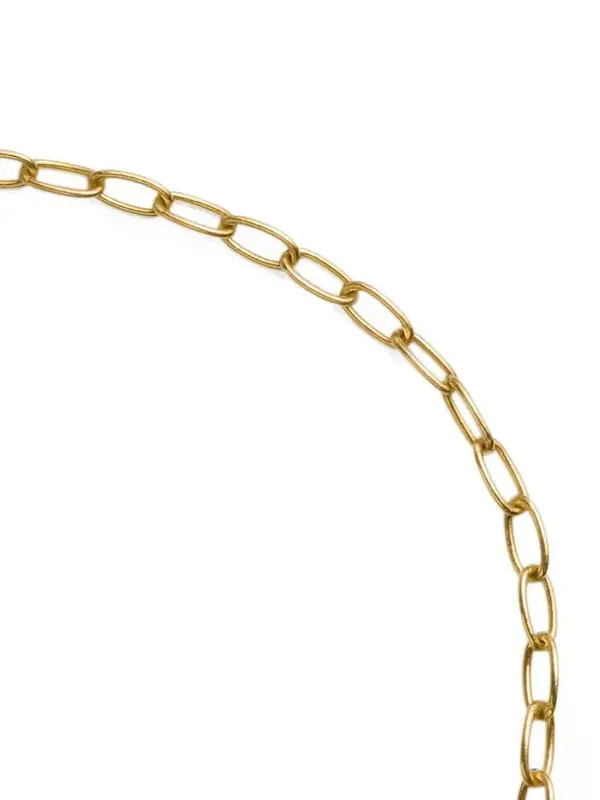 Monica Vinader Oval-link Slim-chain Necklace