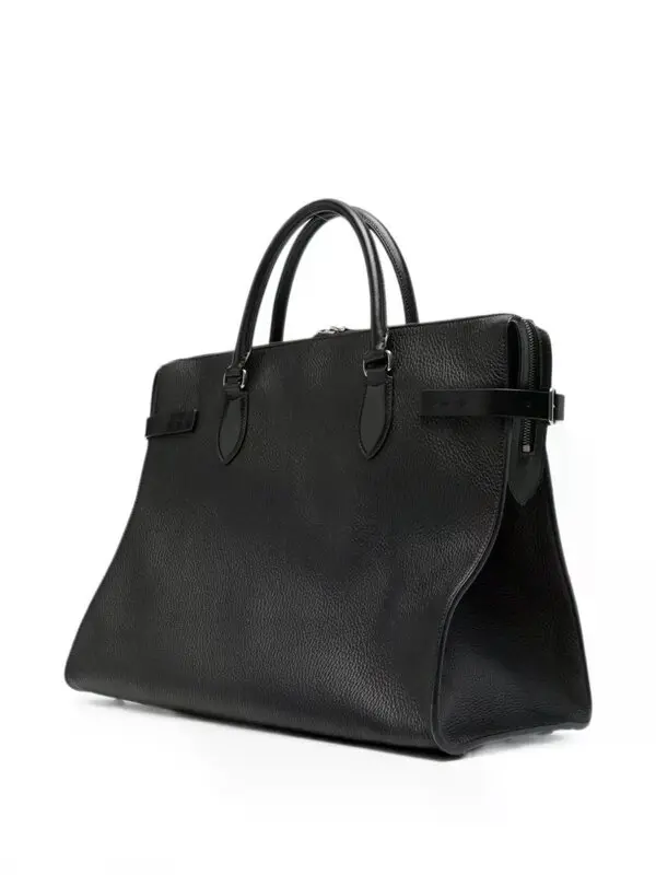 Valentino Garavani Antibes Pebbled Leather Holdall Bag