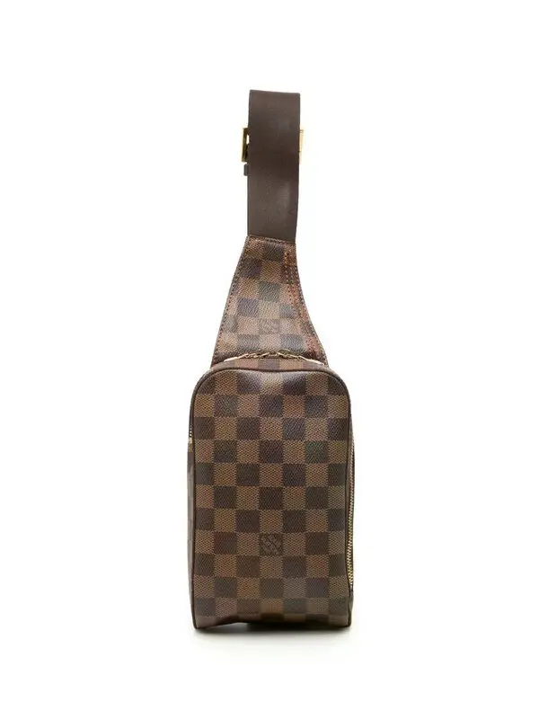 LOUIS VUITTON 2004 Damier Ebene Geronimos Crossbody Bag