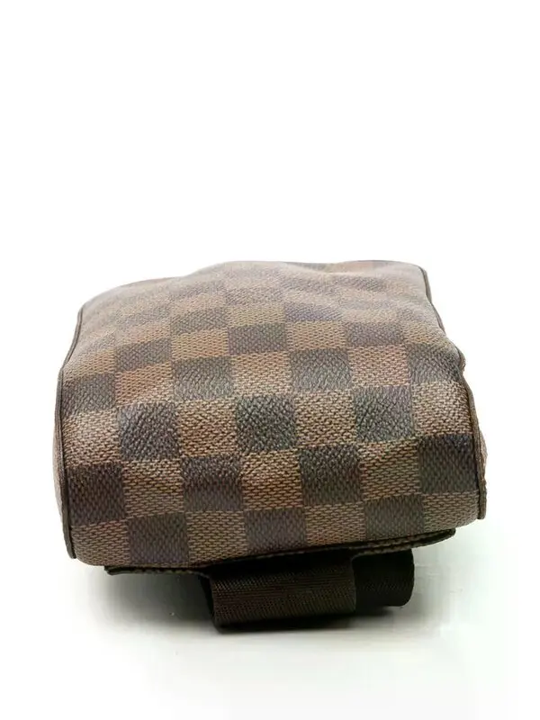 LOUIS VUITTON 2004 Damier Ebene Geronimos Crossbody Bag