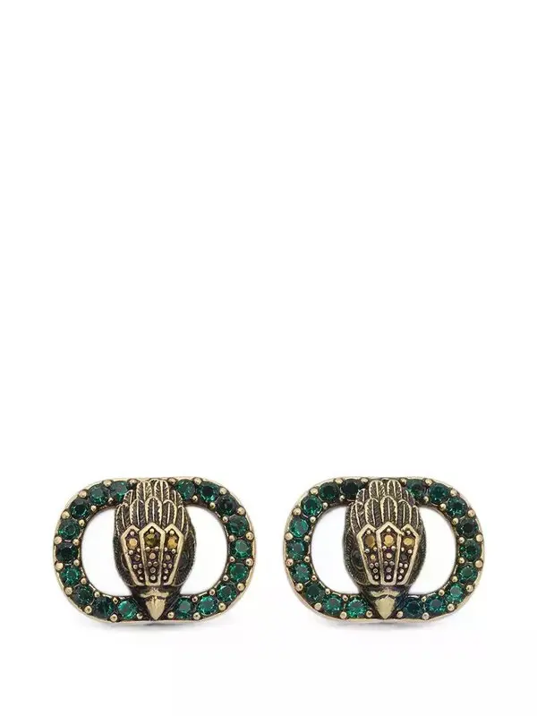 Kurt Geiger Eagle Head Crystal-embellished Earrings