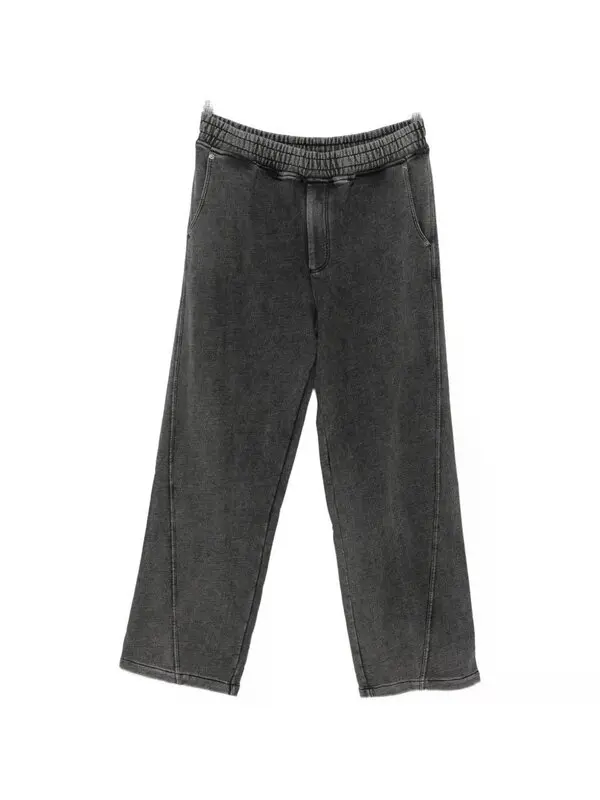 Emporio Armani Elasticated-waistband Track Pants - Grey