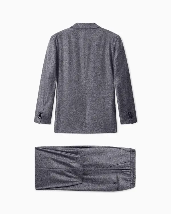 Giorgio Armani Oversized Suit Heritage In Cashmere And Silk Jacquard