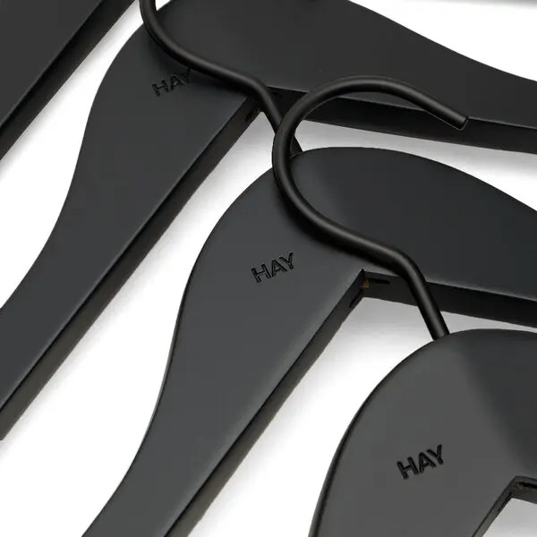 HAY Smooth Slim Coat Hanger Set Of 4