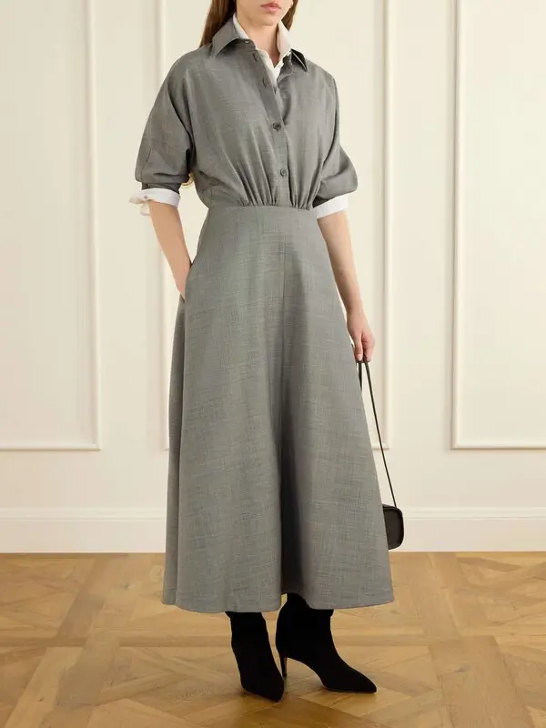 Altuzarra Eleanor Wool-blend Midi Dress