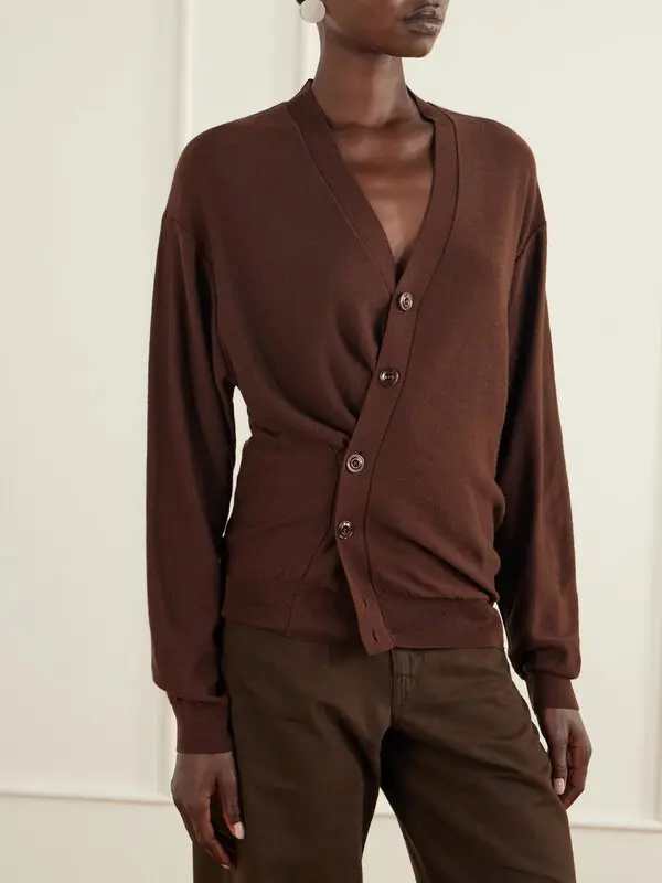 LEMAIRE Lemmaire Twisted Wool-blend Cardigan