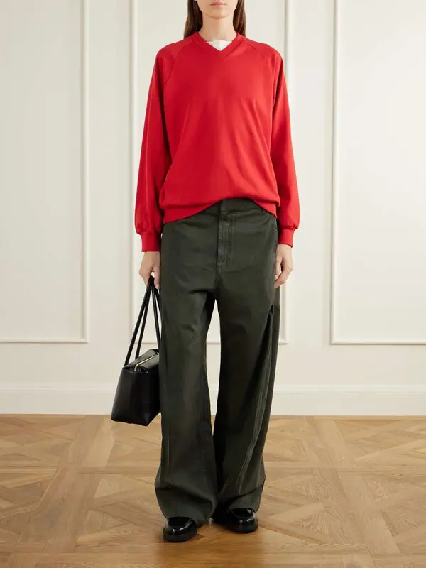 Tibi Perfect T Vintage Jersey Sweatshirt