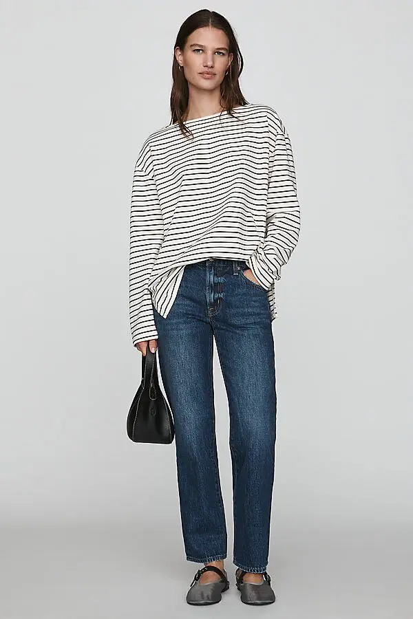 PISTOLA Issa Mid-rise Straight Jeans - Mirage