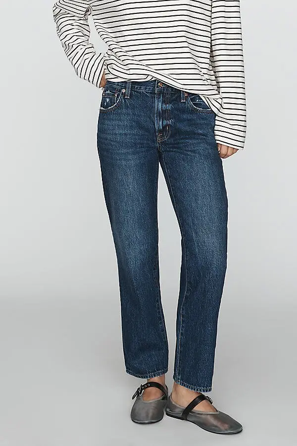 PISTOLA Issa Mid-rise Straight Jeans