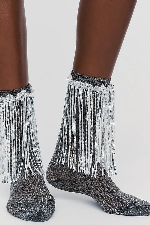 HIGH HEEL JUNGLE Stevie Metallic Socks