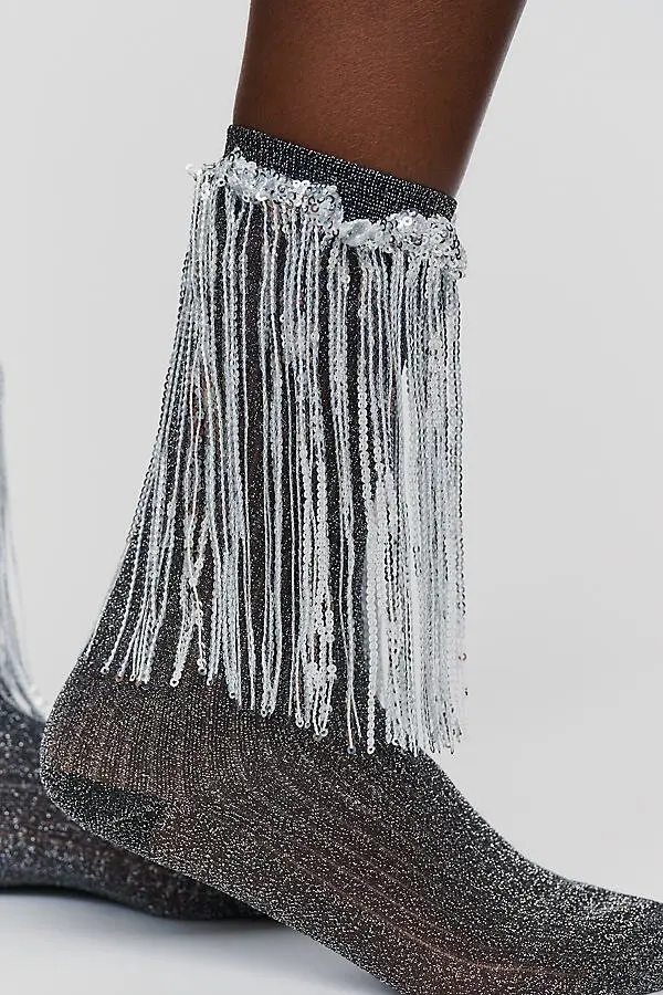 HIGH HEEL JUNGLE Stevie Metallic Socks