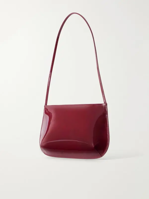 FANE Patent Leather Shoulder Bag - Red