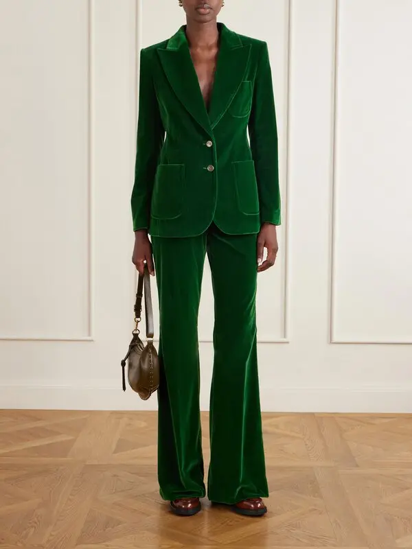 Etro Stretch-cotton Velvet Blazer