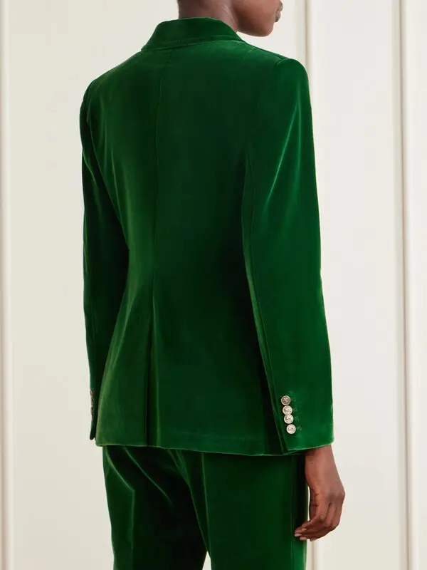 Etro Stretch-cotton Velvet Blazer