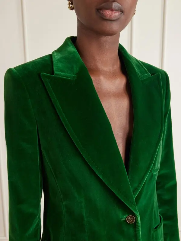 Etro Stretch-cotton Velvet Blazer