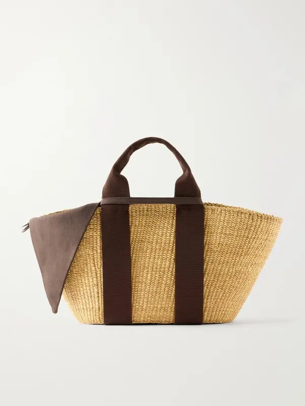 Muuñ George Raffia Tote