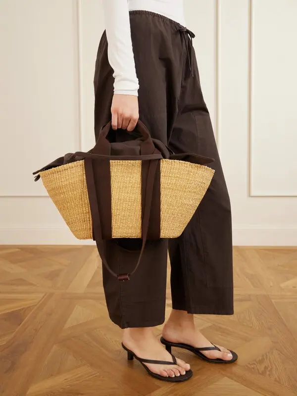 Muuñ George Raffia Tote