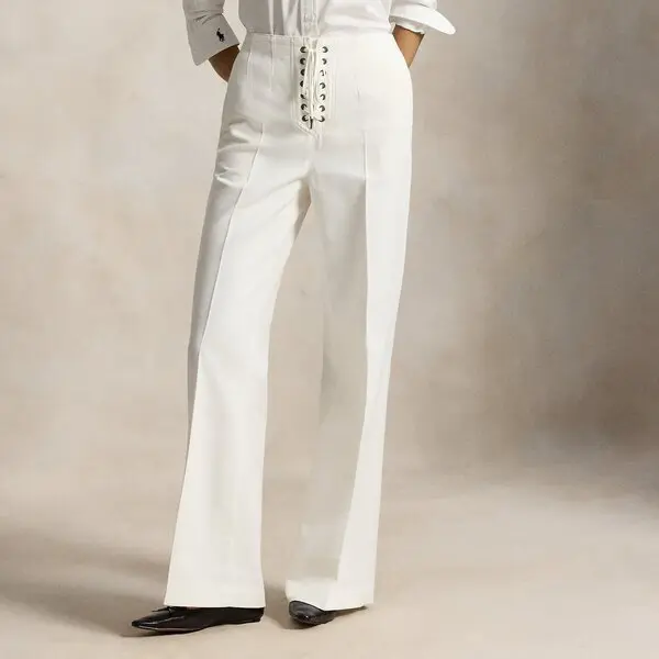 Ralph Lauren Beaton Cotton-wool Lace-up Pant