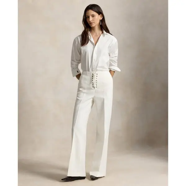 Ralph Lauren Beaton Cotton-wool Lace-up Pant