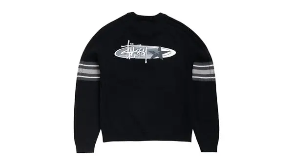 StÜssy Stripe Raglan Crew
