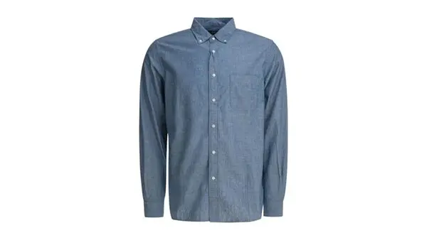 BEAMS Buttondown Collar Shirt - Light Blue