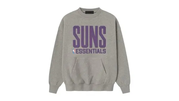 Fear Of God Essentials Suns Sport Crewneck Sweatshirt - Warm Heather