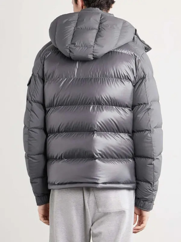 Moncler Maya Quilted Shell Down Jacket - Gray