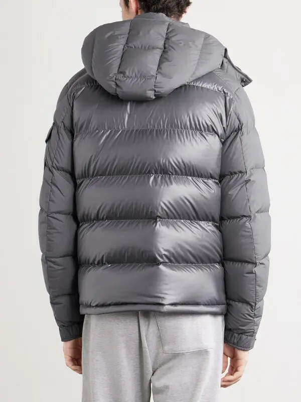 Moncler Maya Quilted Shell Down Jacket - Gray