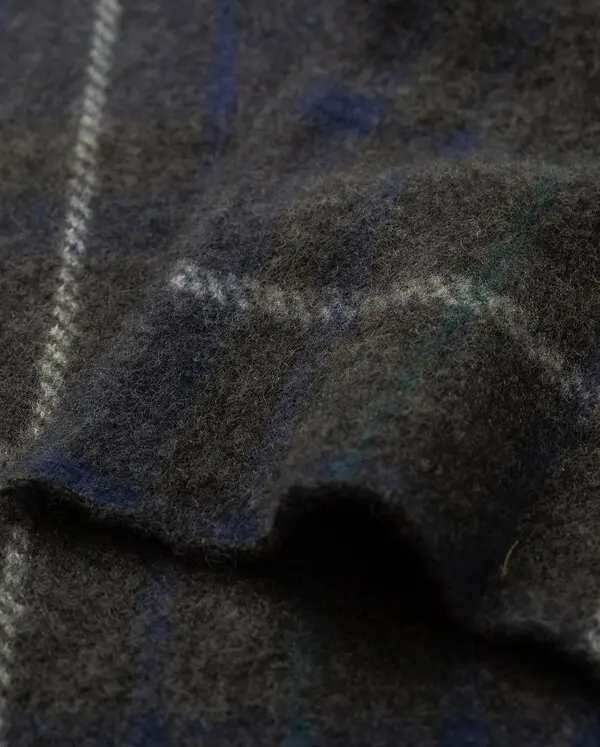 Johnstons Of Elgin Baird Grey Brushed Cashmere-silk Scarf