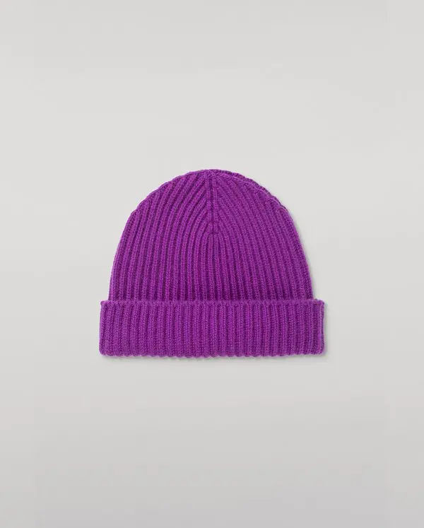 Johnstons Of Elgin Lovat Cashmere Hat - Purple