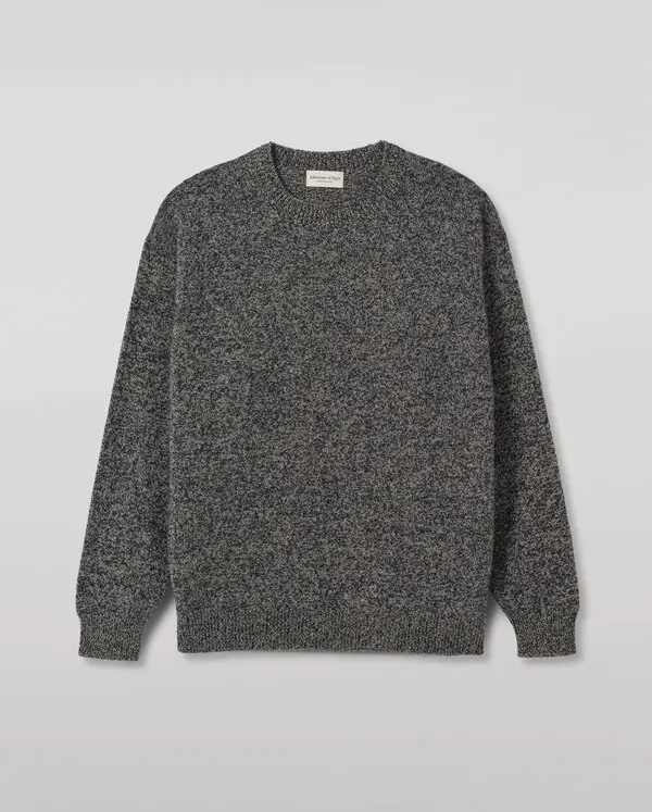 Johnstons Of Elgin Craigie Dark Bue Ambswoo Jumper