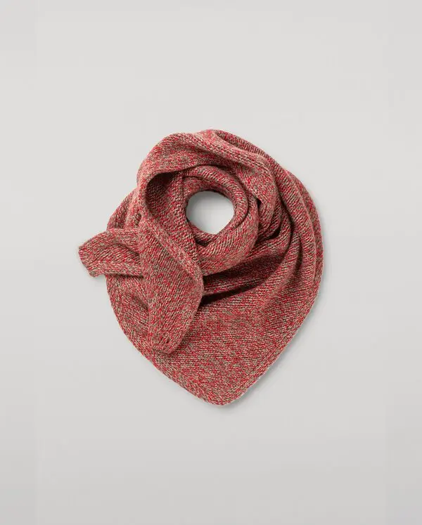 Johnstons Of Elgin Keill Marl Cashmere Triangle