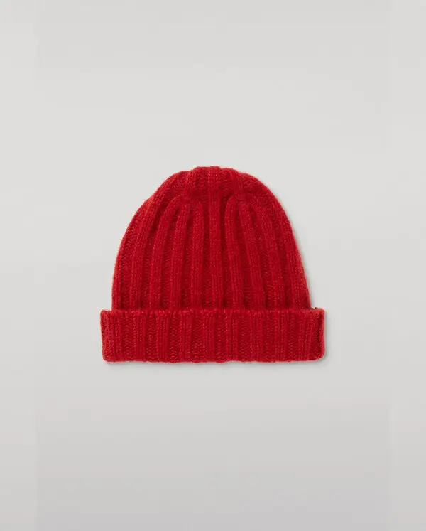 Johnstons Of Elgin Bhaltair Cashmere Silk Beanie - Red