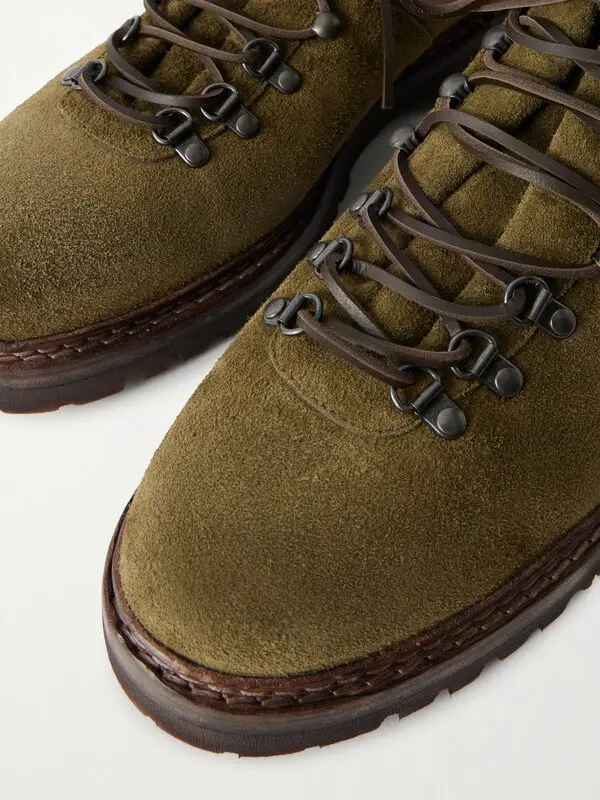 Officine Creative Artik Flexi 001 Suede Lace-up Boots - Green