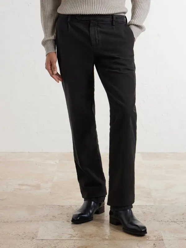 Massimo Alba Straight-leg Cotton Trousers