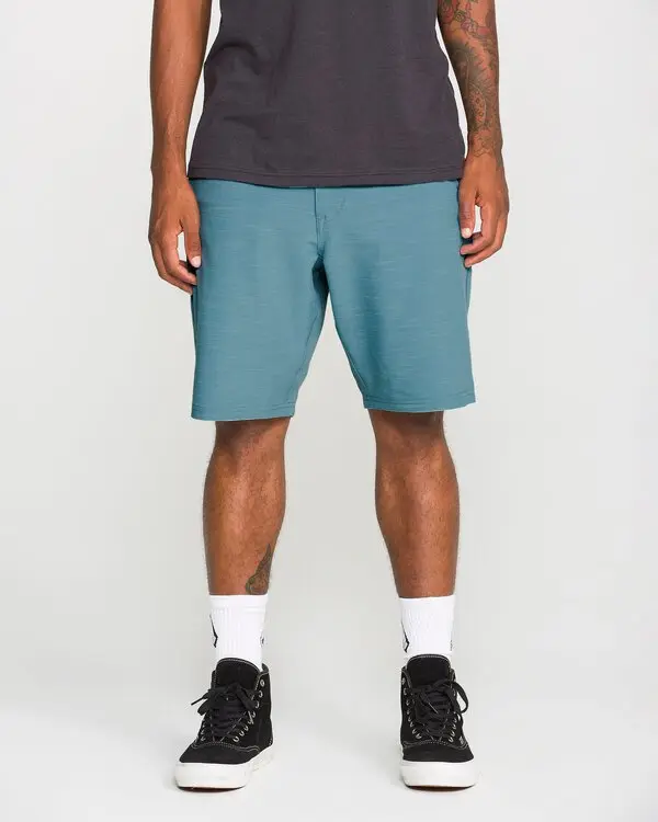 Volcom Slub Frickin Cross Shred Hybrid Shorts - Cameo