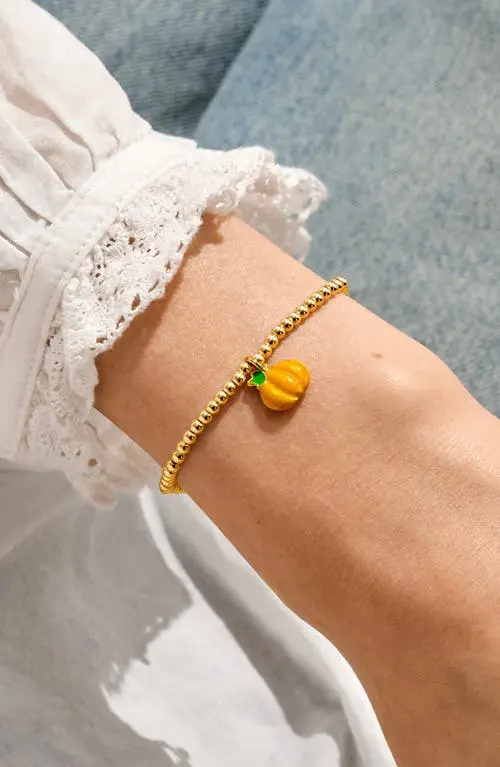 A LITTLES & CO A Little Vibes 'hello Pumpkin' Bracelet
