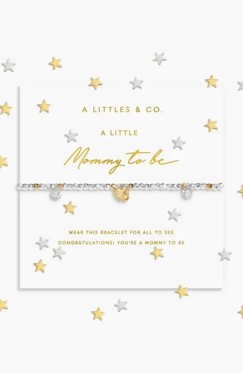 A LITTLES & CO Sparkle Confetti A Little 'mommy To Be' Bracelet - Mixed