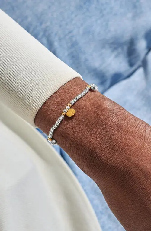A LITTLES & CO Mommy To Be Charm Bracelet In Silver And Gold-tone