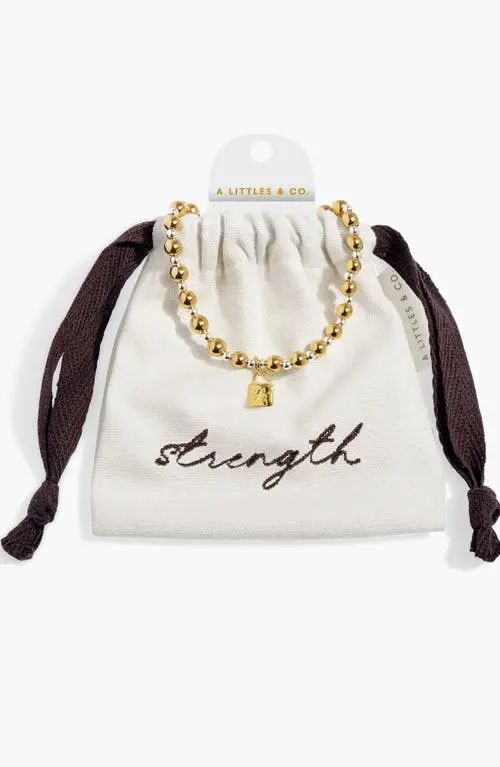 A LITTLES & CO Words To Treasure 'strength' Bracelet - Mixed