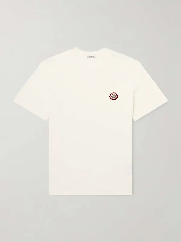 Moncler Logo-appliqué Cotton-jersey T-shirt