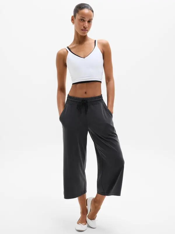 Athleta Seasoft Wide Crop Pant