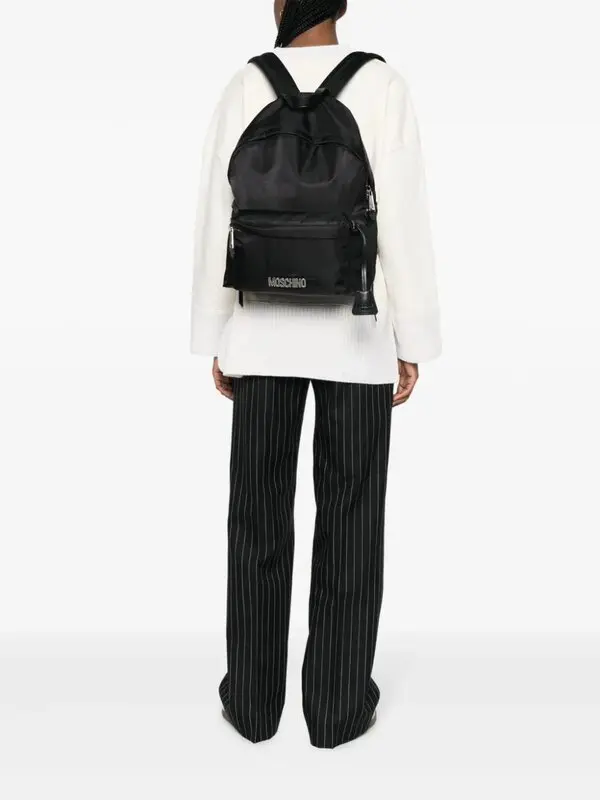 Moschino Plaque Backpack