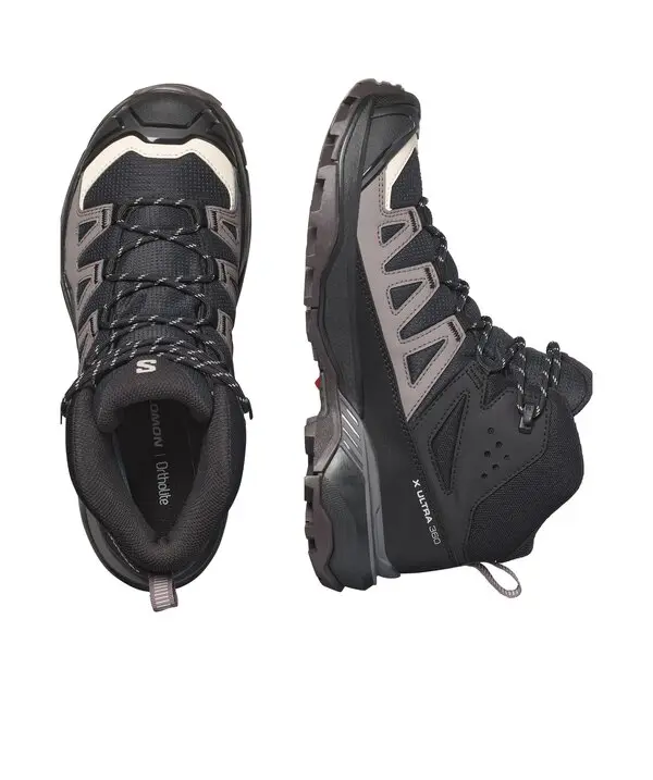 SALOMON X Ultra 360 Mid Gore-tex Hiking Boots - Black