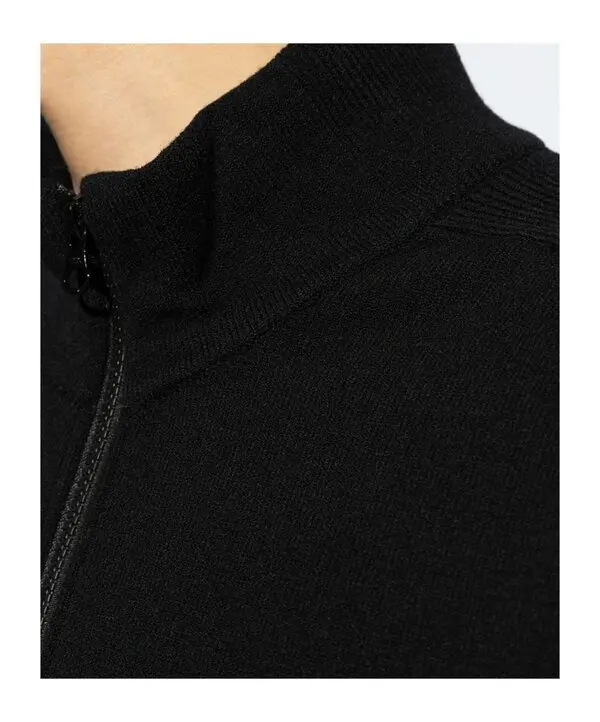 Stone Island Logo Patch Half-zipped Jumper