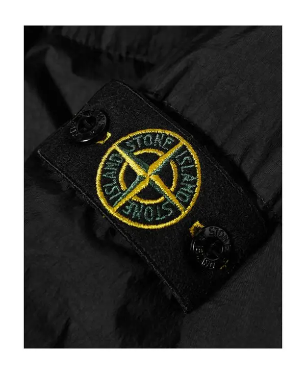 Stone Island Teen Logo-patch Hooded Jacket